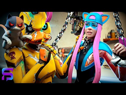 Kit is ATTACKED by FNAF CHICA... Fortnite