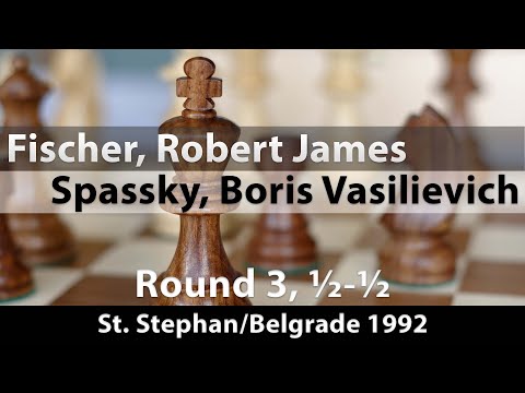 Fischer, Robert James (2785) -- Spassky, Boris Vasilievich (2560), St Stefan_Belgrade (3) 1992, ½-½