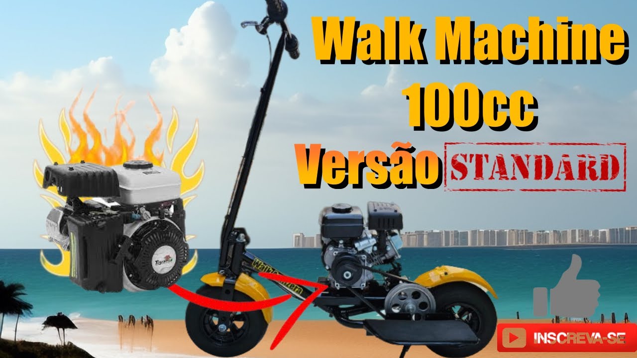 Walk Machine 100cc Stander, customizamos para o Gabriel, destino Bahia ...