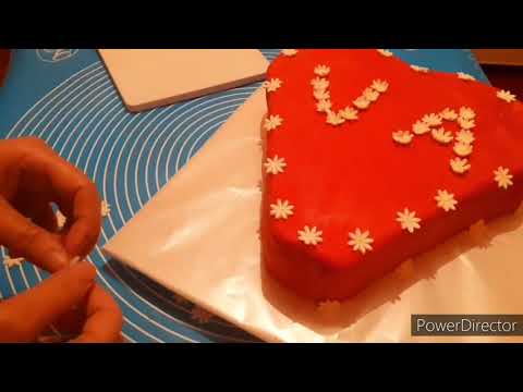 ♦️Yumru biskivitlə Ürək formasında tortun hazırlanması❤❤❤