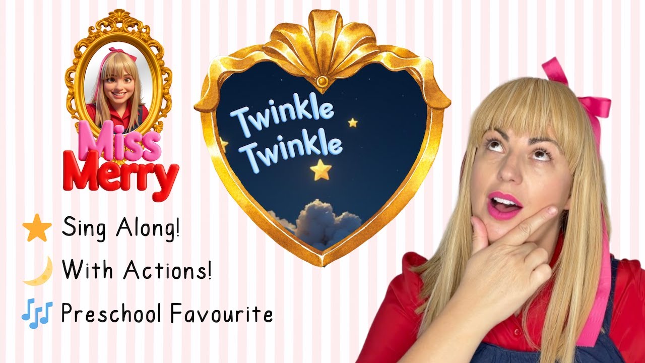 Twinkle Twinkle Little Star with Actions | Preschool Sing-Along with ...