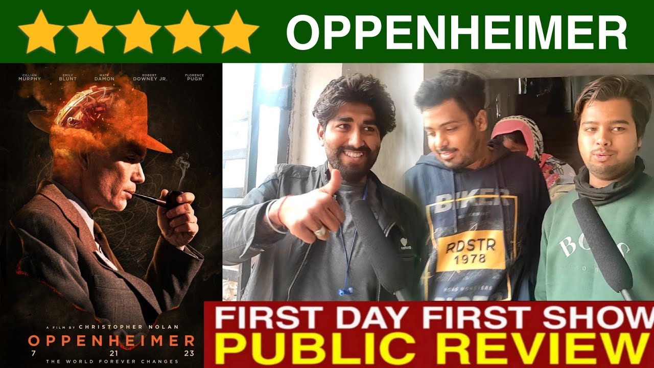 Oppenheimer Movie Public Review, Oppenheimer Theatre Reaction,Public ...