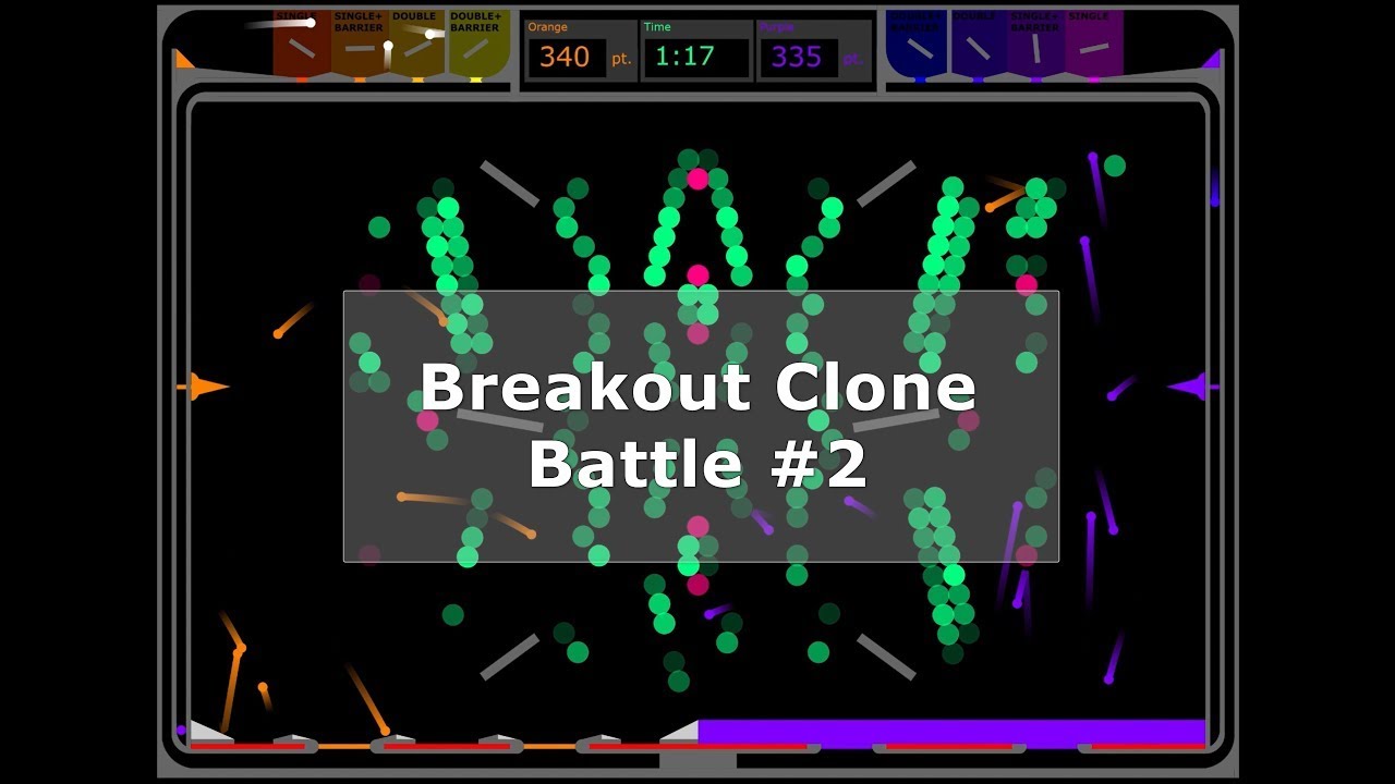 Breakout Clone Battle #2 - YouTube