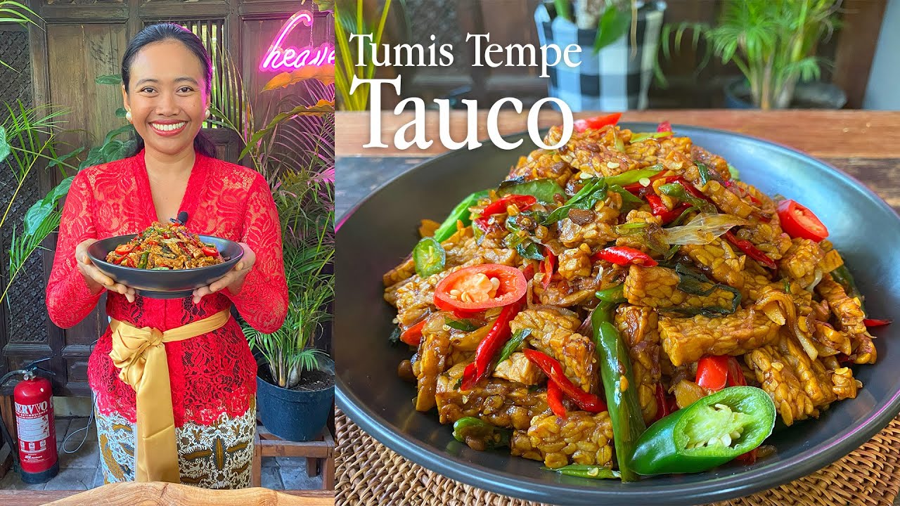 Tumis Tempe Tauco, Stir Fry Tempeh with Tauco - YouTube