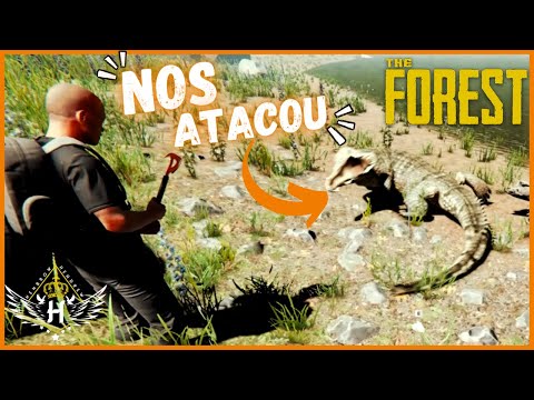 The Forest Ep.2: Dia de CAÇA, BASE MAIOR, CROCODILOS E MAIS