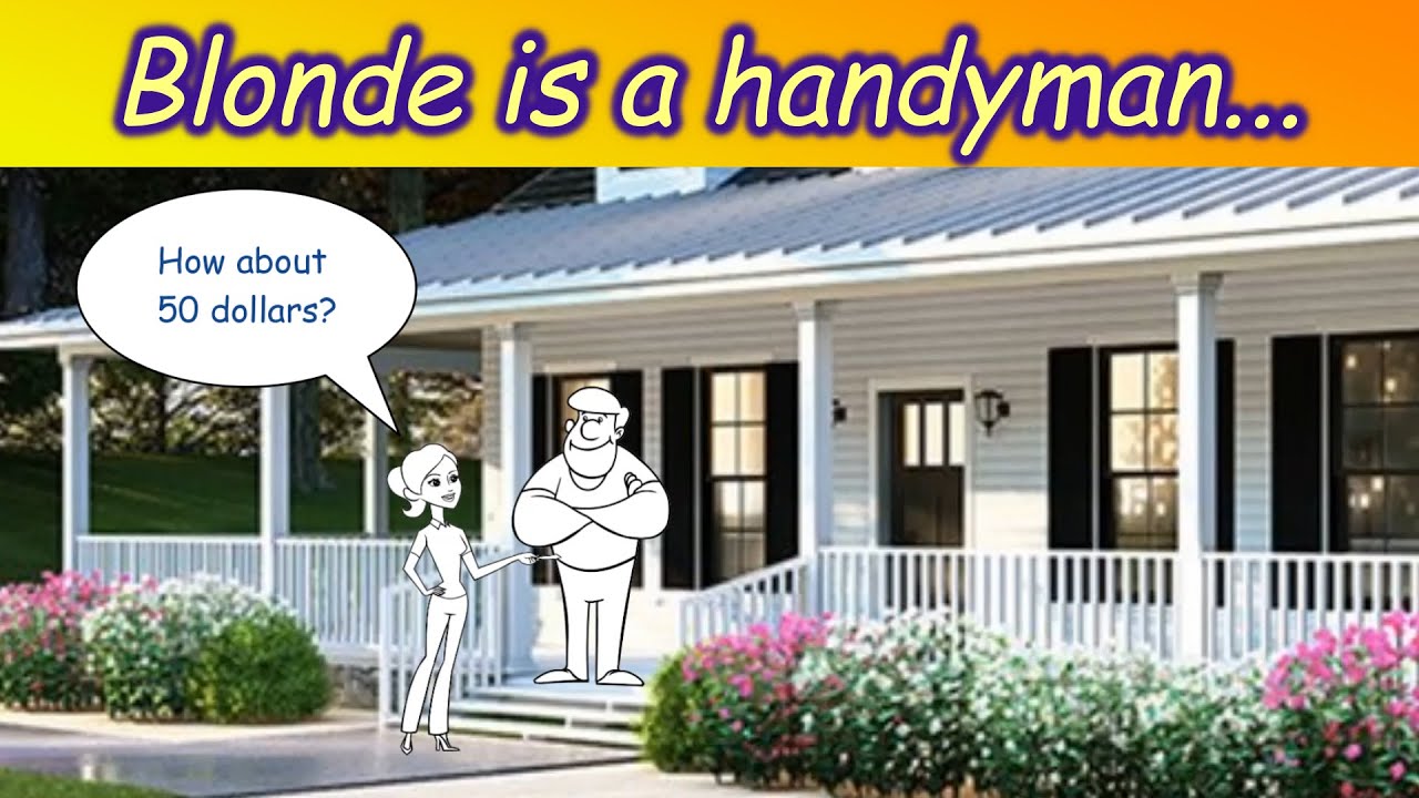 Blonde is a handyman... Best Blonde Jokes Ever - YouTube
