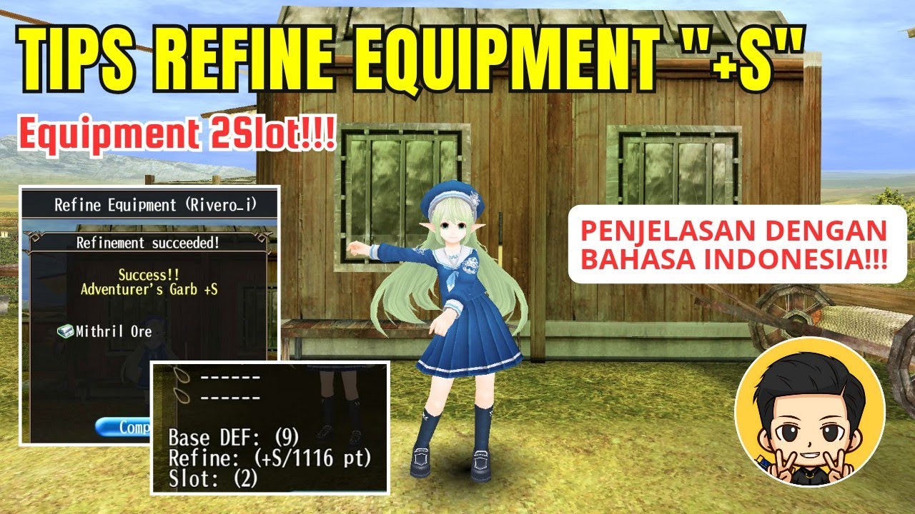 Tips Refine Equipment "+S"!!! Equipment 2Slot!!! Toram Online - YouTube
