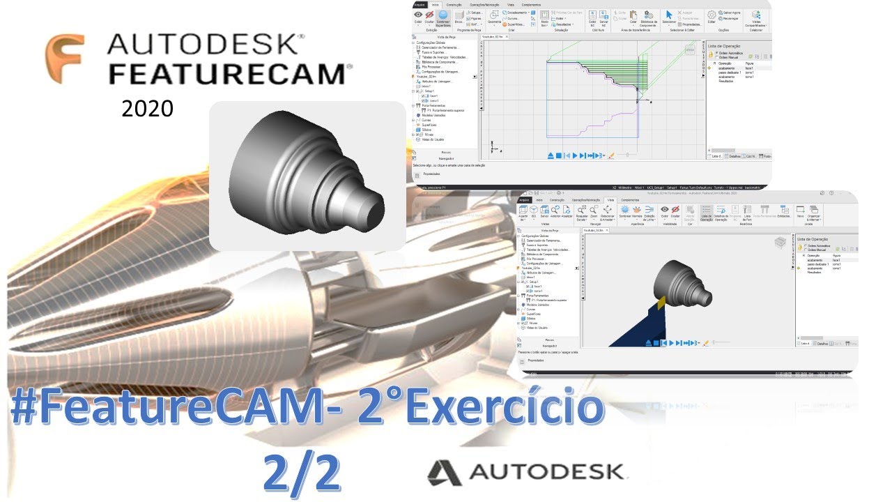 #Featurecam- Segundo Exercício no Featurecam 2020 2/2. - YouTube