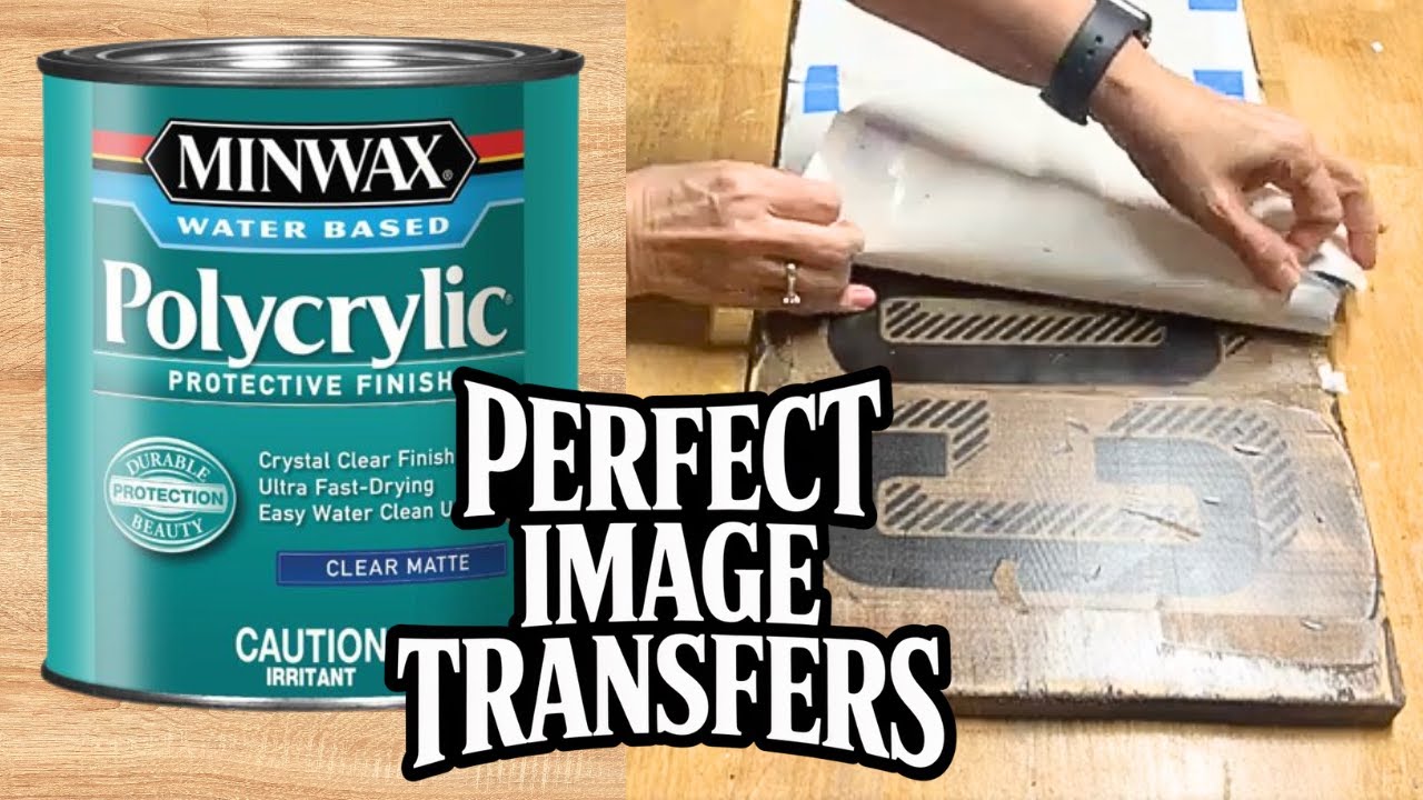 FORGET MOD PODGE! This Polycrylic Transfer Will BLOW YOUR MIND - YouTube