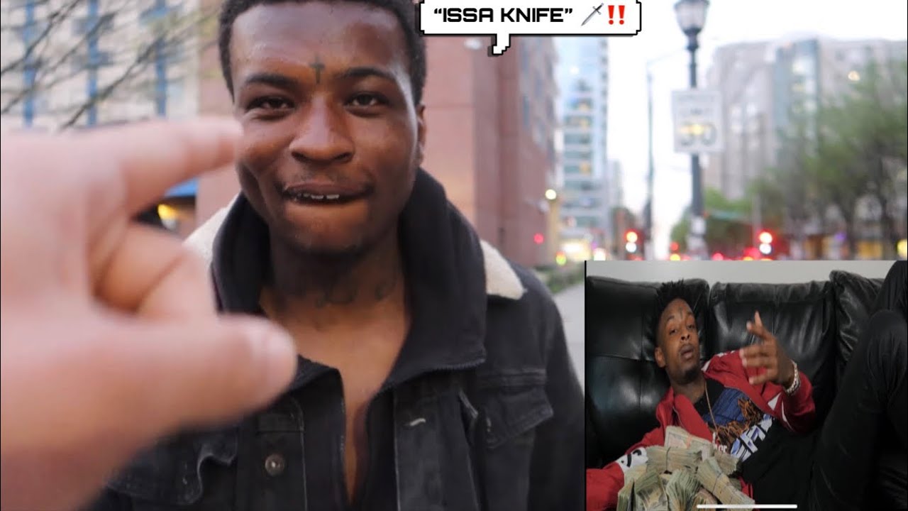 Ran into one of @21savage members “ISSA KNIFE” 🗡️‼️ - YouTube