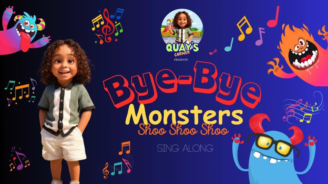 Bye Bye Monsters - Shoo Shoo Shoo | Read-Along Song - YouTube