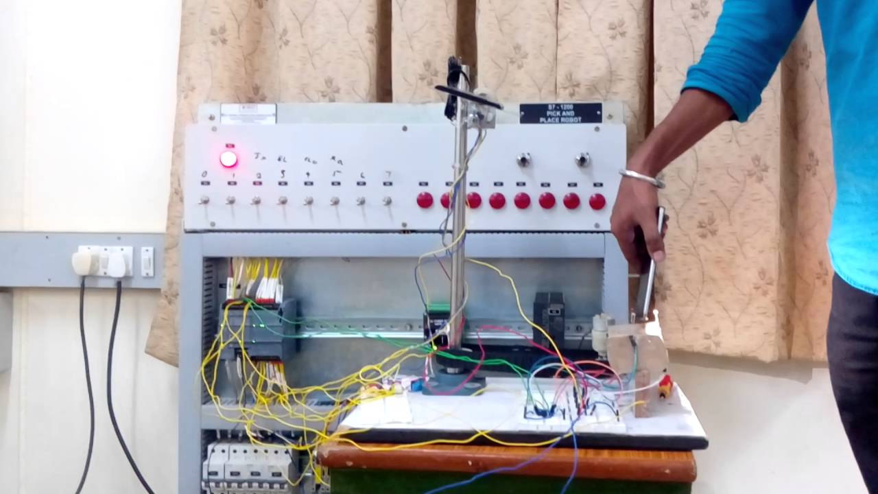 PLC based dual axis solar tracker - YouTube