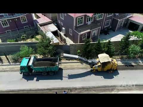 Qaradağ rayonu, Sahil qəsəbəsində Məhərrəm Seyidov küçəsi təmir olunur