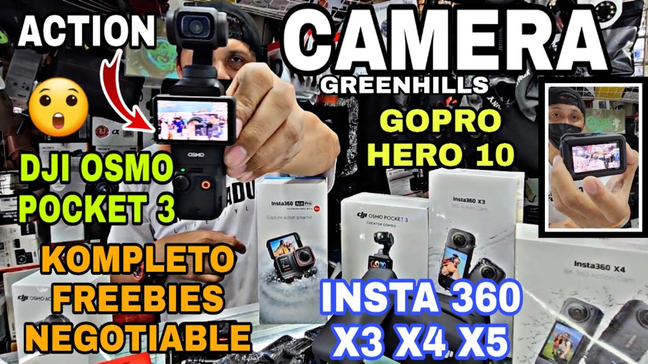 MURANG Action CAMERA sa Greenhills, 3,500 pang Moto Vlog,Gopro hero ...