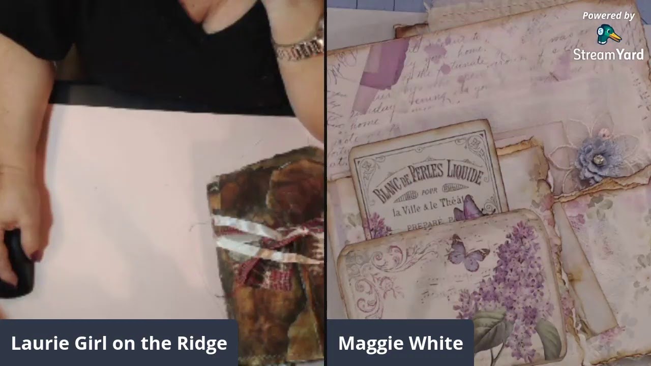 Altered File Folders Part 2 Decorating - YouTube