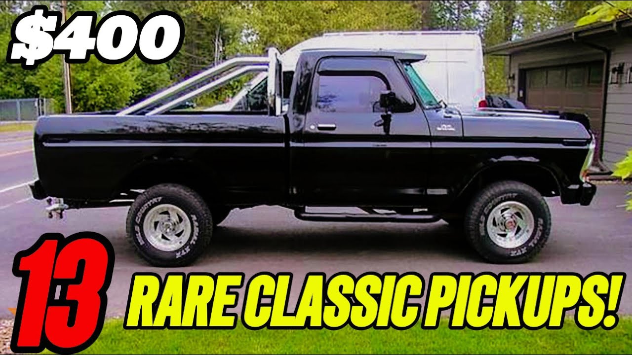 Craigslist Gems – 13 Rare Classic Pickup Trucks! - YouTube
