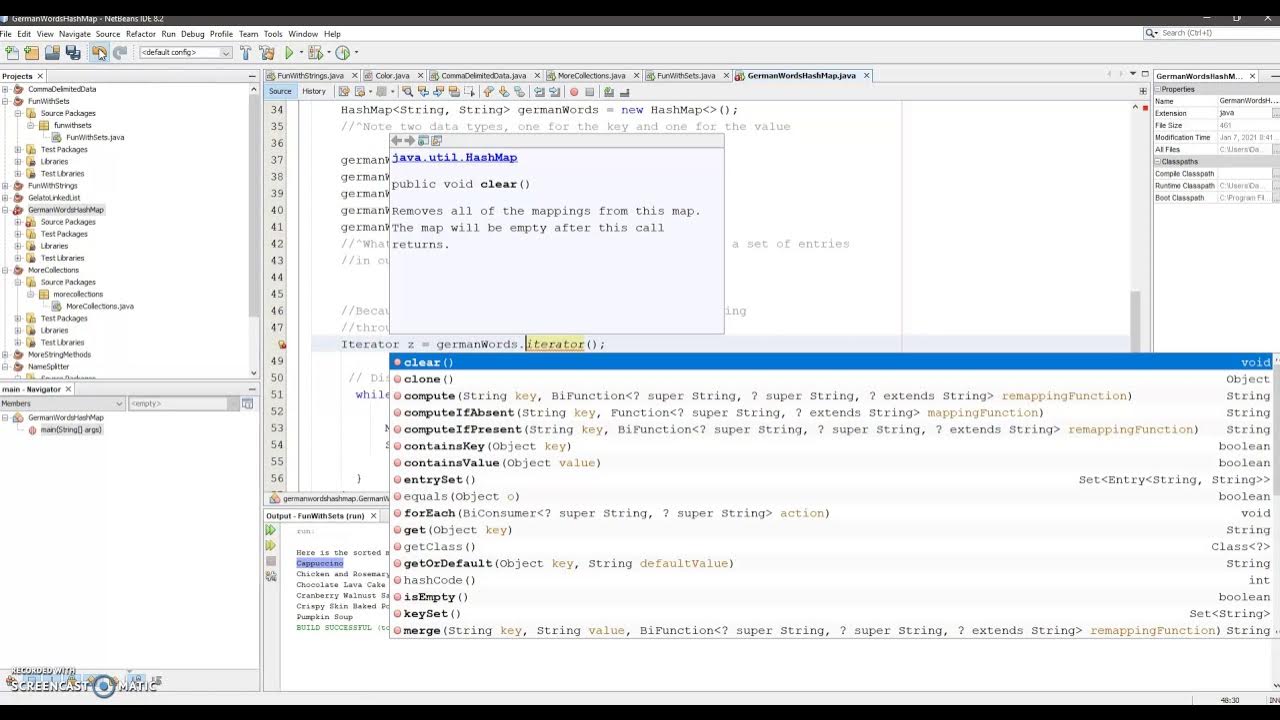 Using a HashMap to Store Key Value Pairs - YouTube
