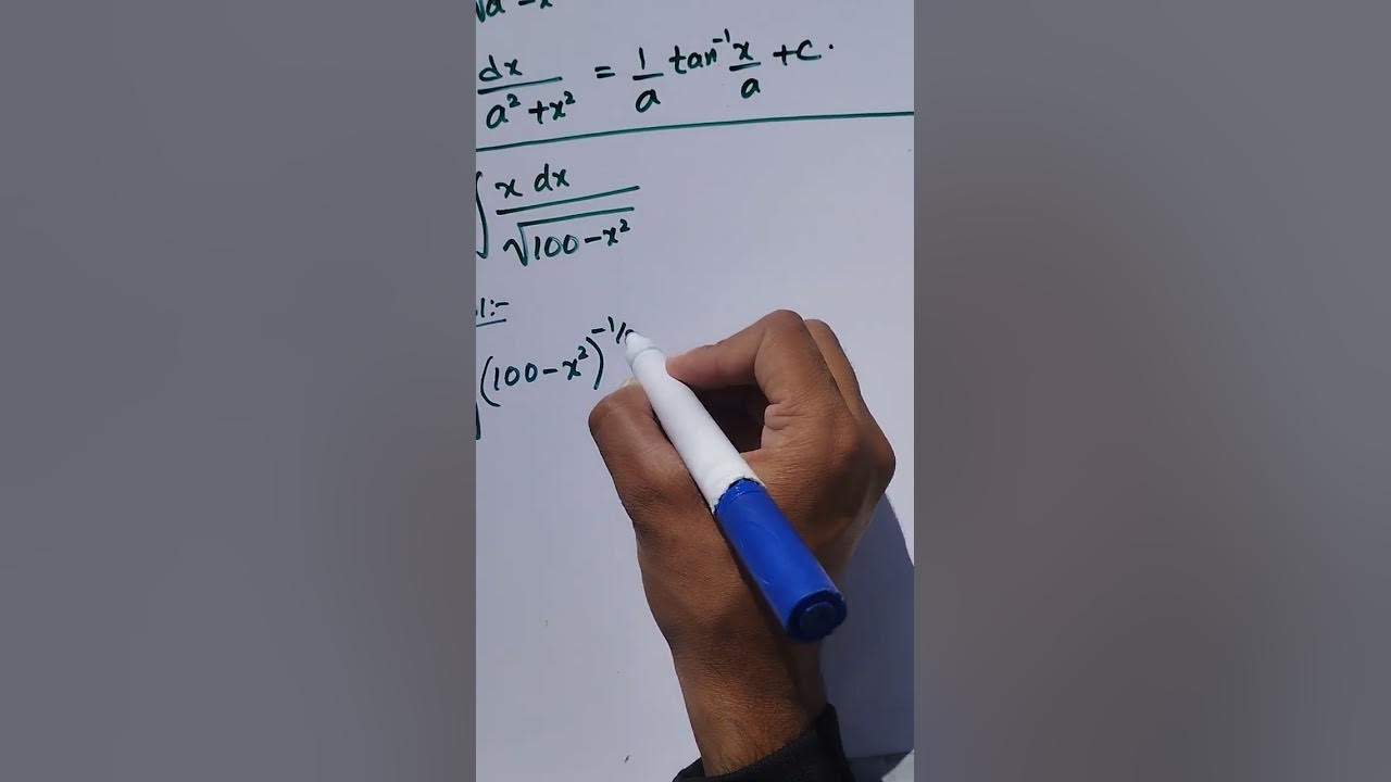 Integration techniques Examples Part 01 - YouTube