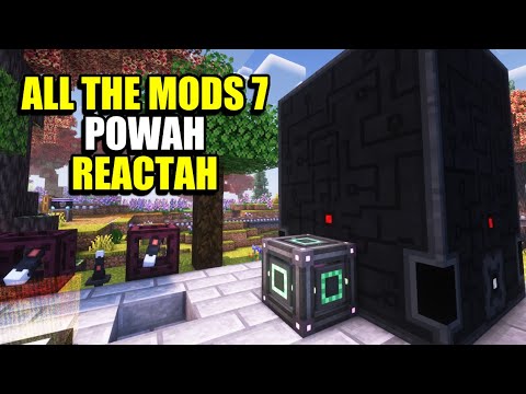 Ep85 Powah Reactah - Minecraft All The Mods 7 Modpack - YouTube