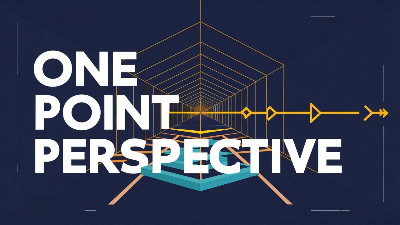How to Use Perspective Grid Tool in Illustrator | One Point Perspective ...