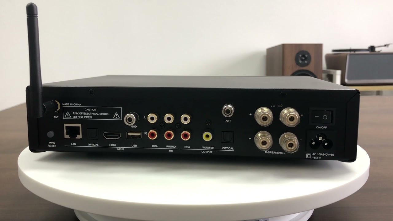 Cloudyx Professional HIFI Stereo Audio Power Amplifier Linkplay ...