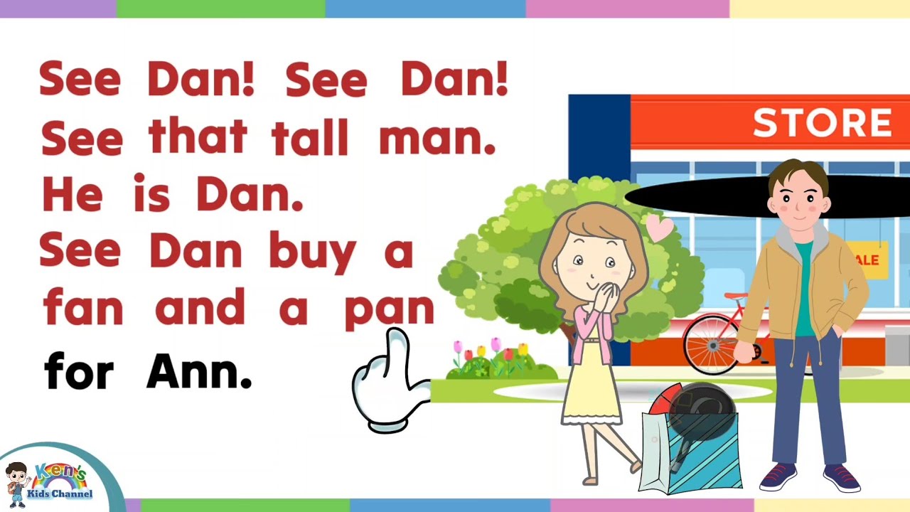 Practice Reading Simple Stories for Kids | English Reading Lesson for ...