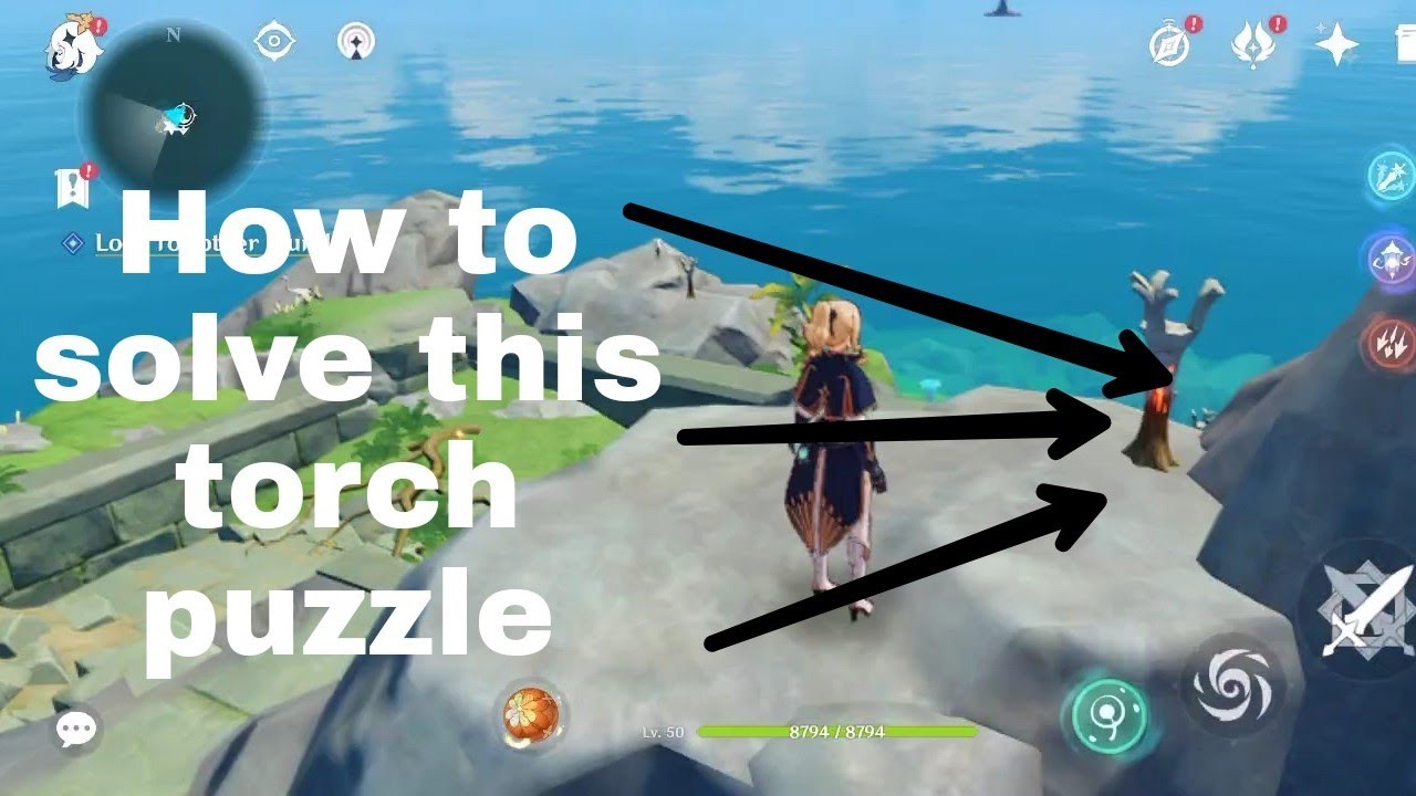 Genshin Impact | Torch Puzzle Easy Guide Golden Apple Archipelago - YouTube