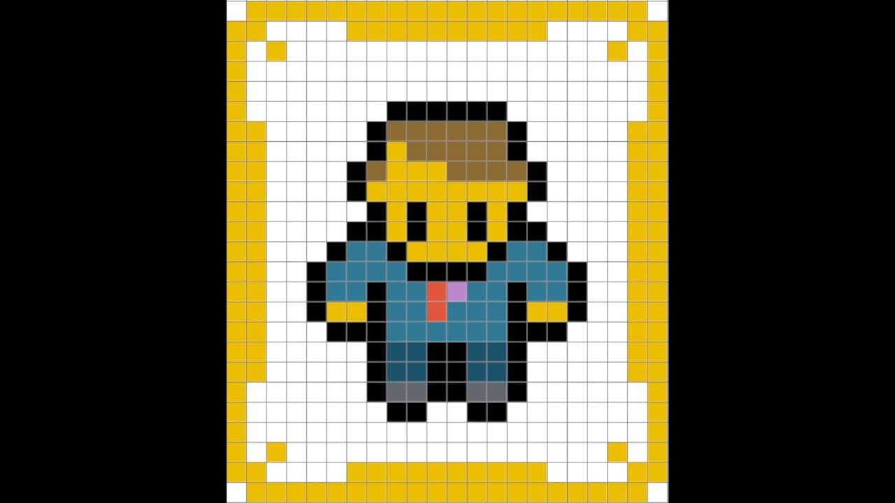 [Pixel Art Facile] Seymour Skinner - YouTube