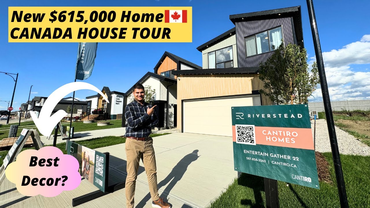 Home Tour In Canada || $615,000 Home In Canada || Brand New Home Tour ...