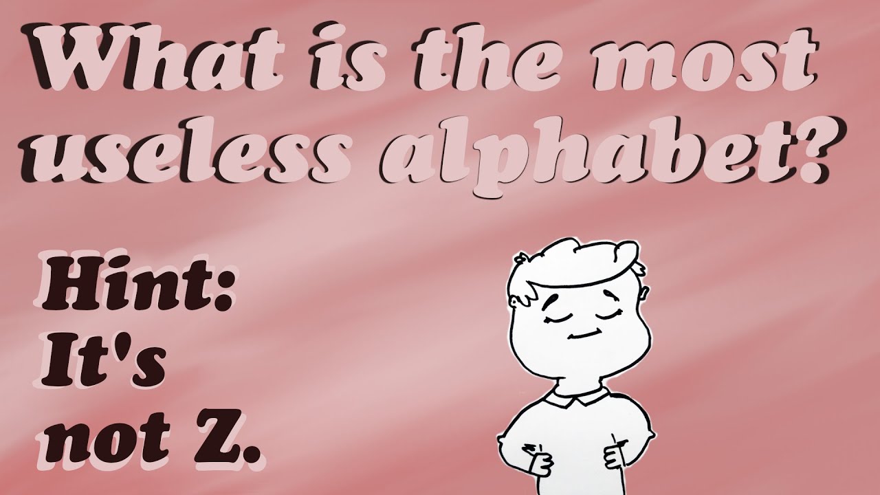 What is the most useless alphabet? - YouTube