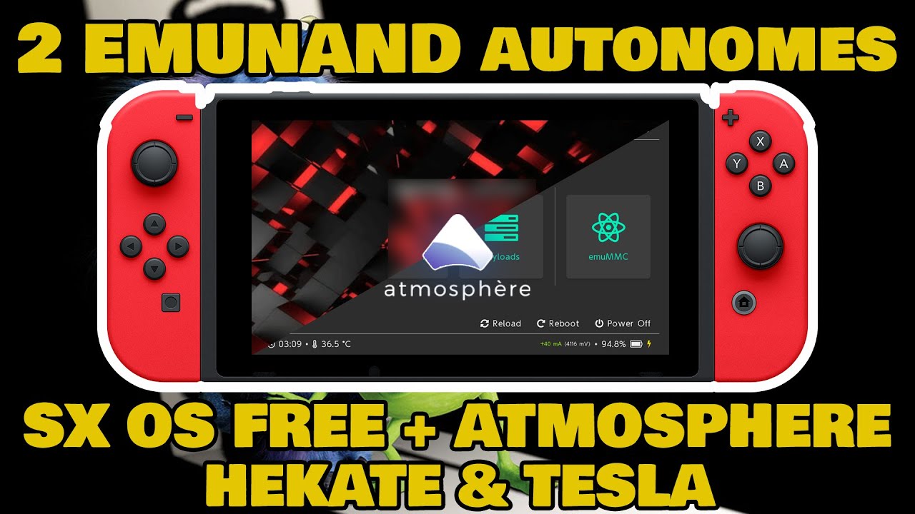 2 EMUNAND (emuMMC) INDEPENDANTES - SX OS 3.1.0 - ATMOSPHERE 0.20.1 ...