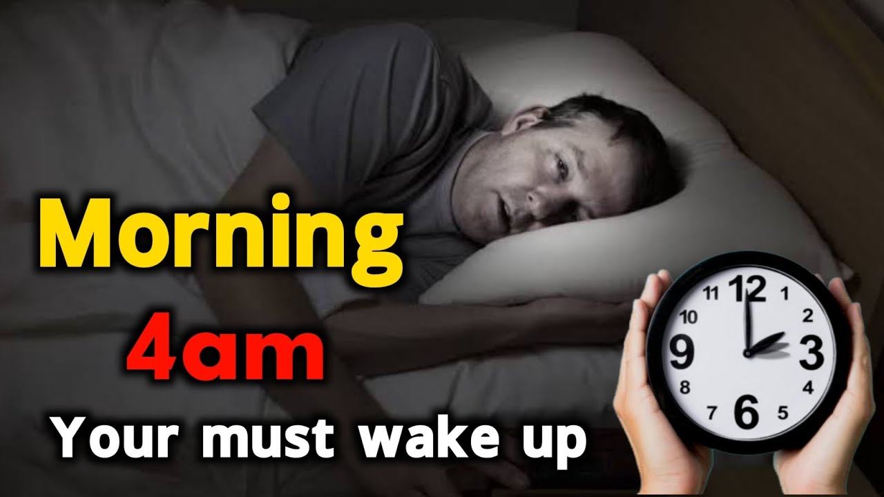 Best Motivation for life | You must wake up 4 am | power of early ...