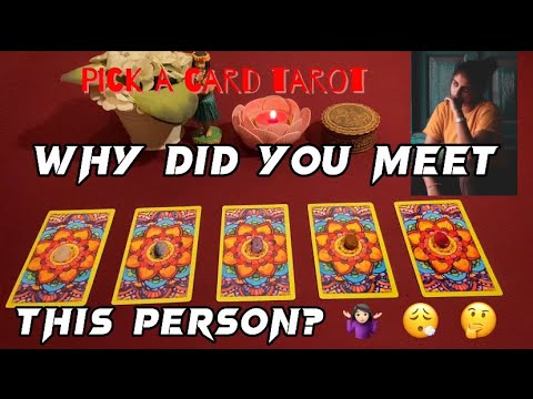Why did I meet this person? 😶‍🌫️🤔 pick a card - YouTube