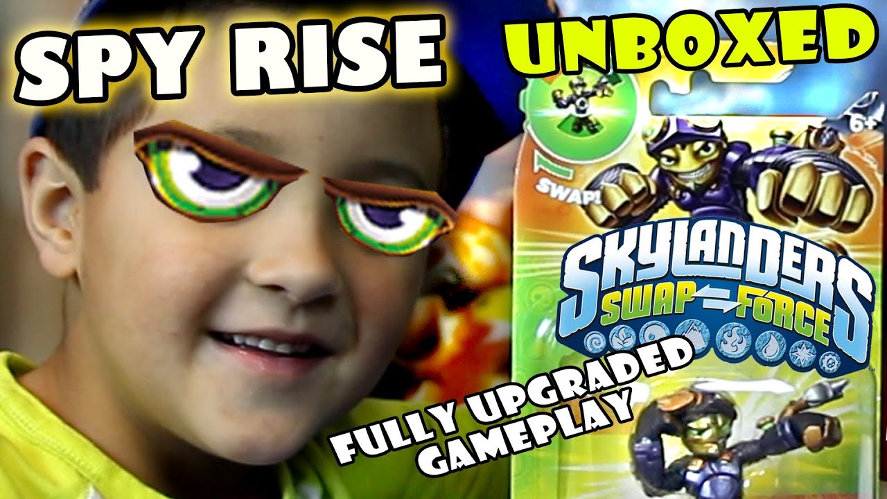 Spy Rise Unboxing + Fully Upgraded Gameplay - Arena Battle (Skylanders ...