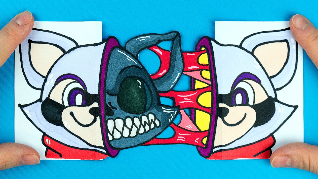 Drawing & Paper Craft Rambley The Raccoon ️Indigo Park - YouTube