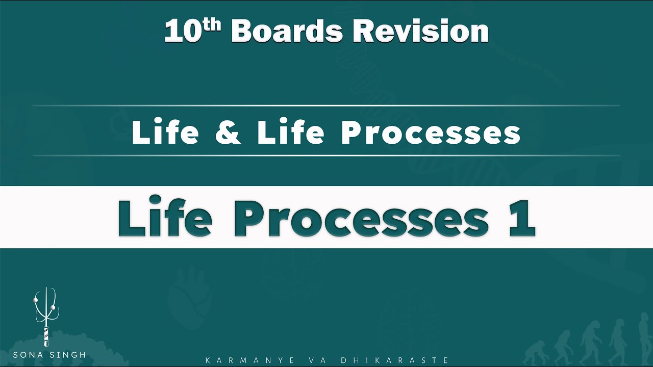 Life Processes 1 | What is Life & Life Processes | 10th Boards ...