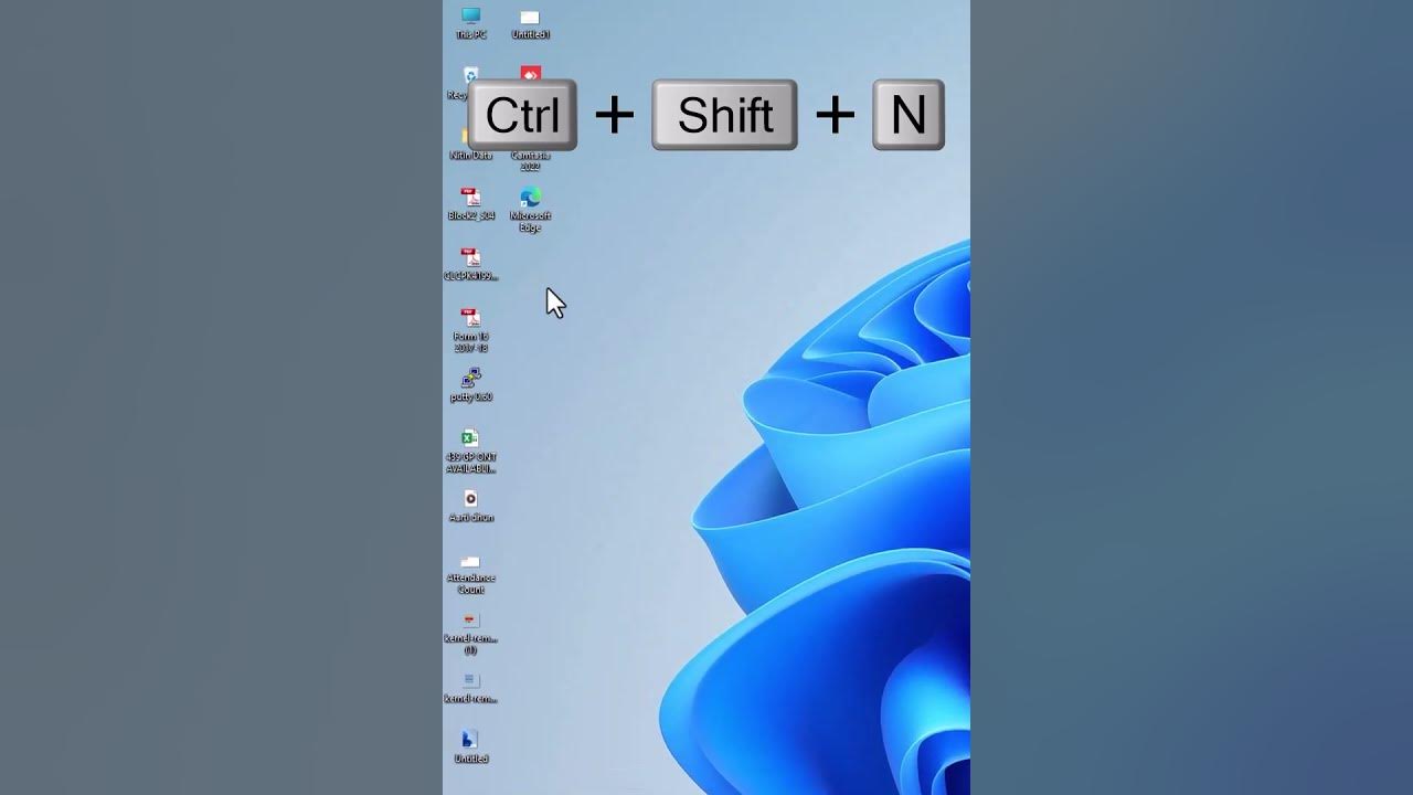 Create Folder without Using Mouse | Technical with Urvashi - YouTube