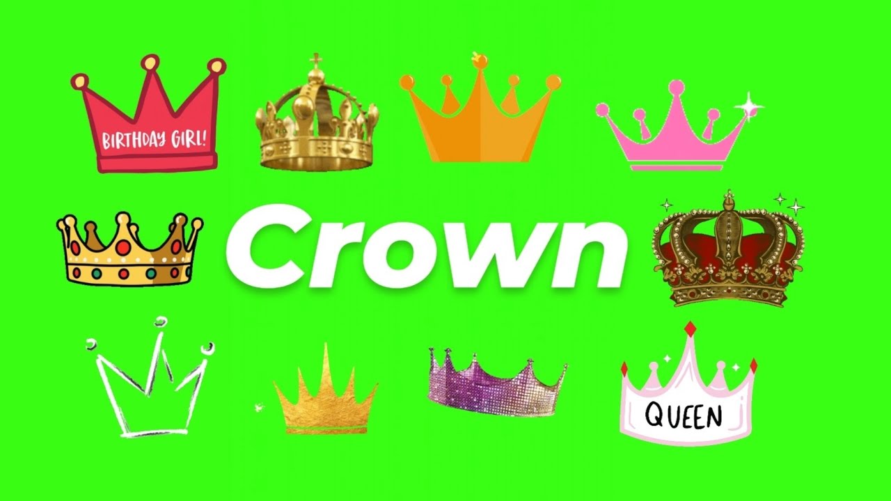 Animated Crown GIF Green Screen Pack (Free Download) - YouTube