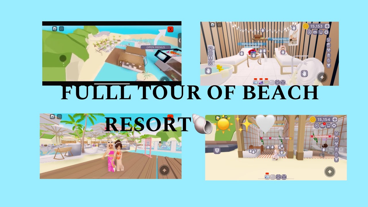 FULL TOUR OF OUR BEACH RESORT☀️🏖️🌊🐚 - YouTube