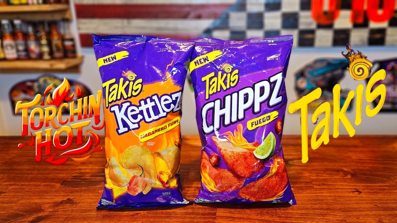 Trying new Takis CHIPPZ and Takis kettles - YouTube