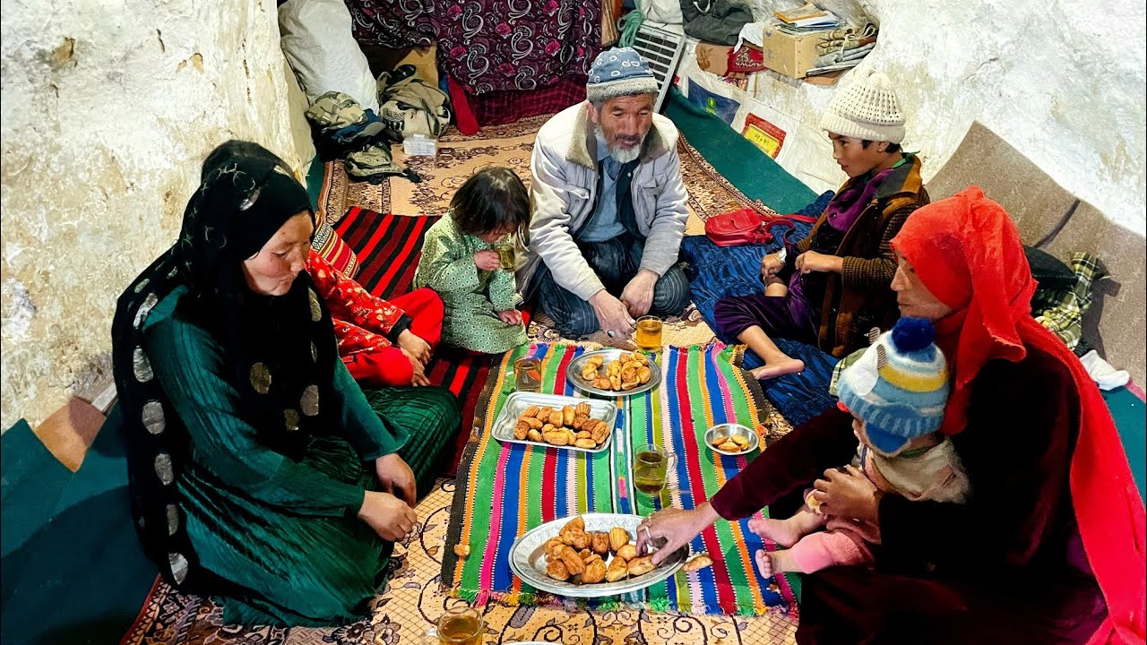 living underground like 2000 years ago/eating dinner like 200 ago ...