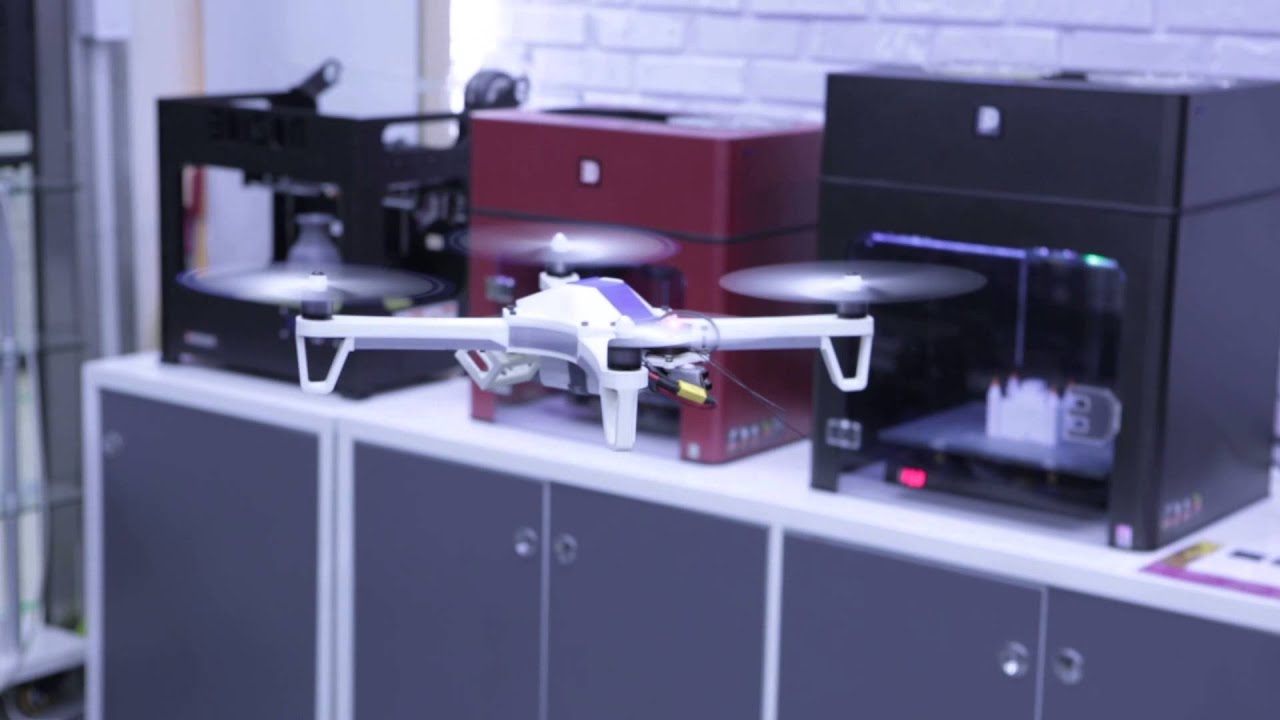 Drone - 3d printed by ROKIT 3dison Printer - YouTube