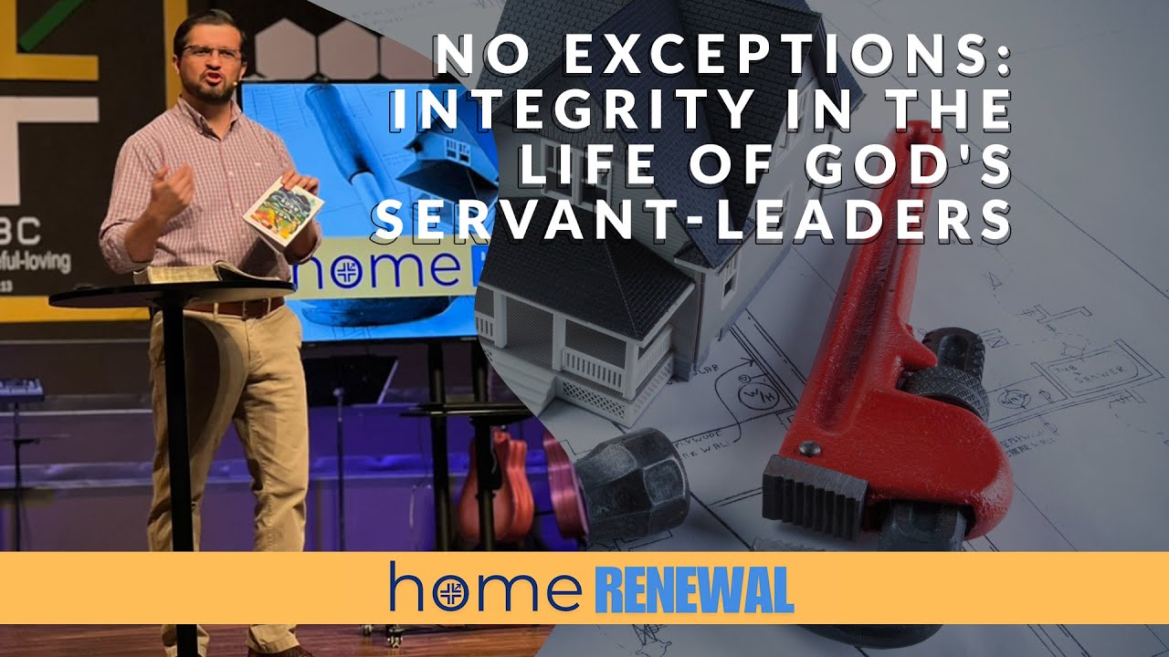 No Exceptions: Integrity in the Life of God's Servant-Leaders | Exodus ...