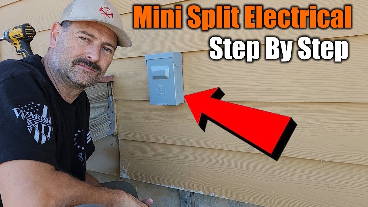 DIY Mini Split Electrical Circuit Step by Step - YouTube
