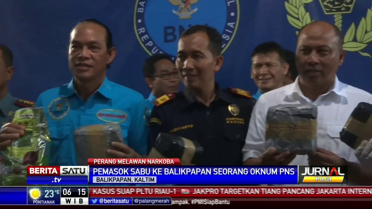 Oknum PNS Ditangkap Saat Memasok 38 Kilogram Sabu - YouTube