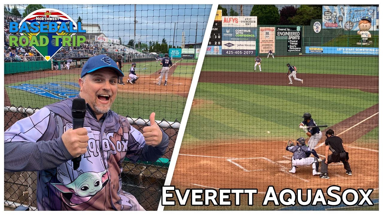 Everett AquaSox: Northwest Baseball Game 4 - YouTube