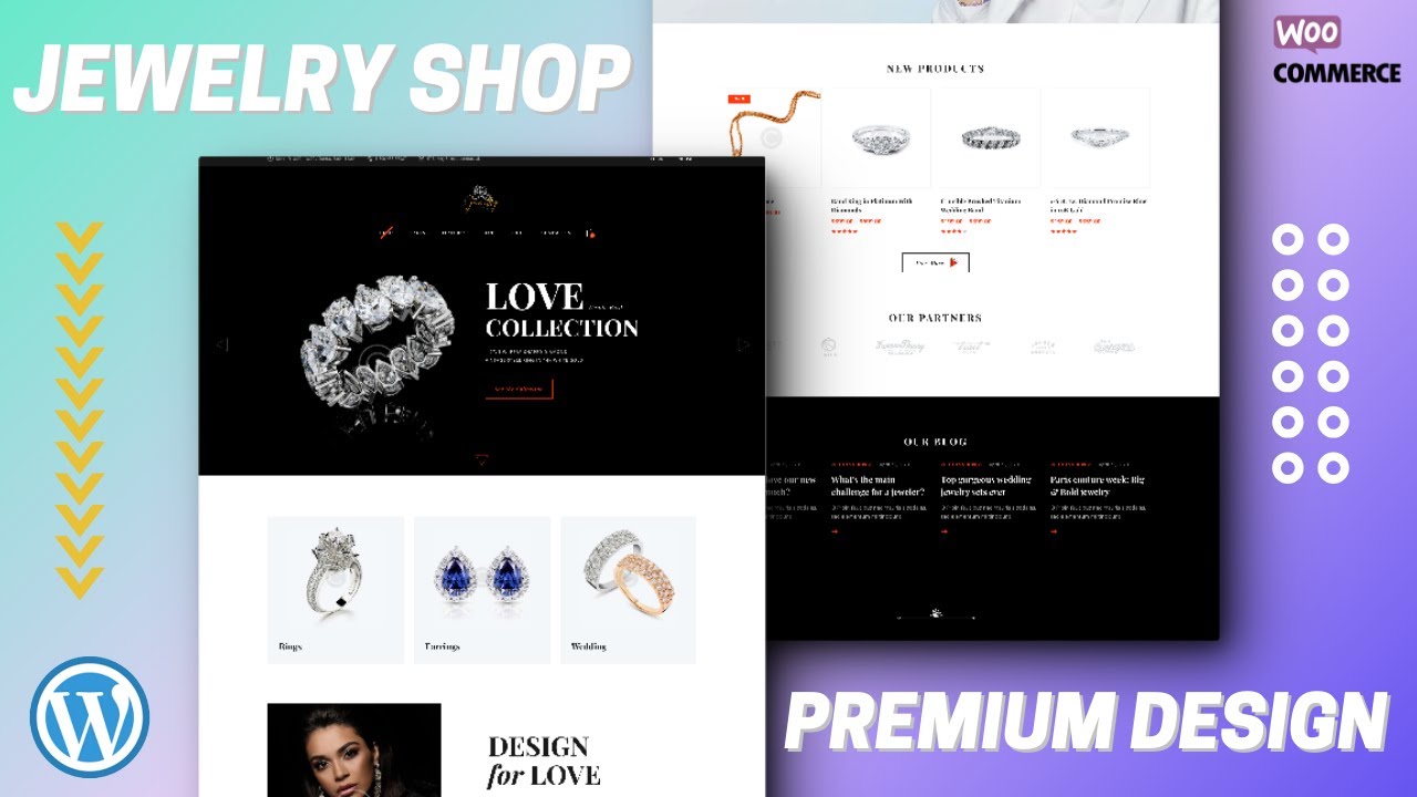 Online Jewelry Store Website Templates