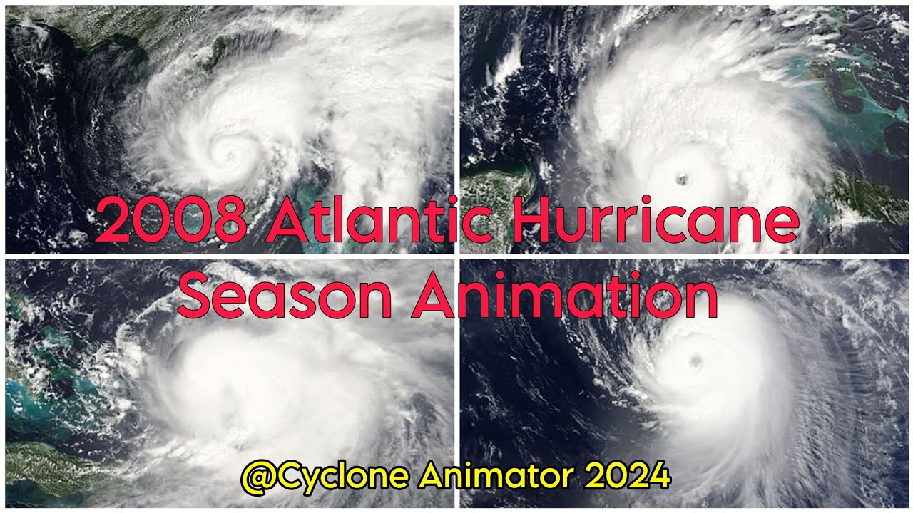 2008 Atlantic Hurricane Season Animation - YouTube