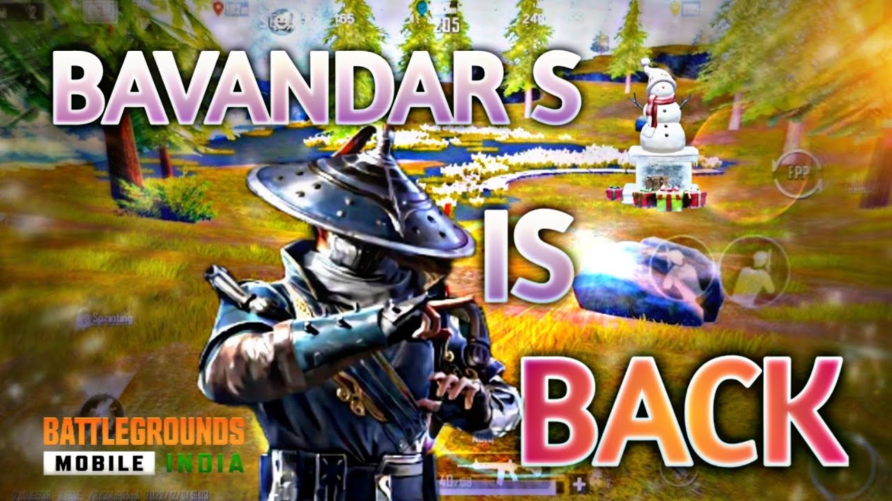Don't Understated Me||Bavandar S Is Back||Bgmi Montage Video # ...