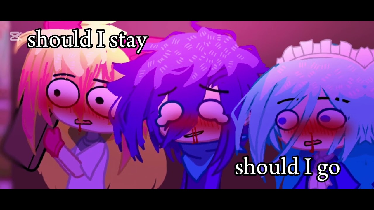 should I stay should I go? meme (goob x poppy) - YouTube